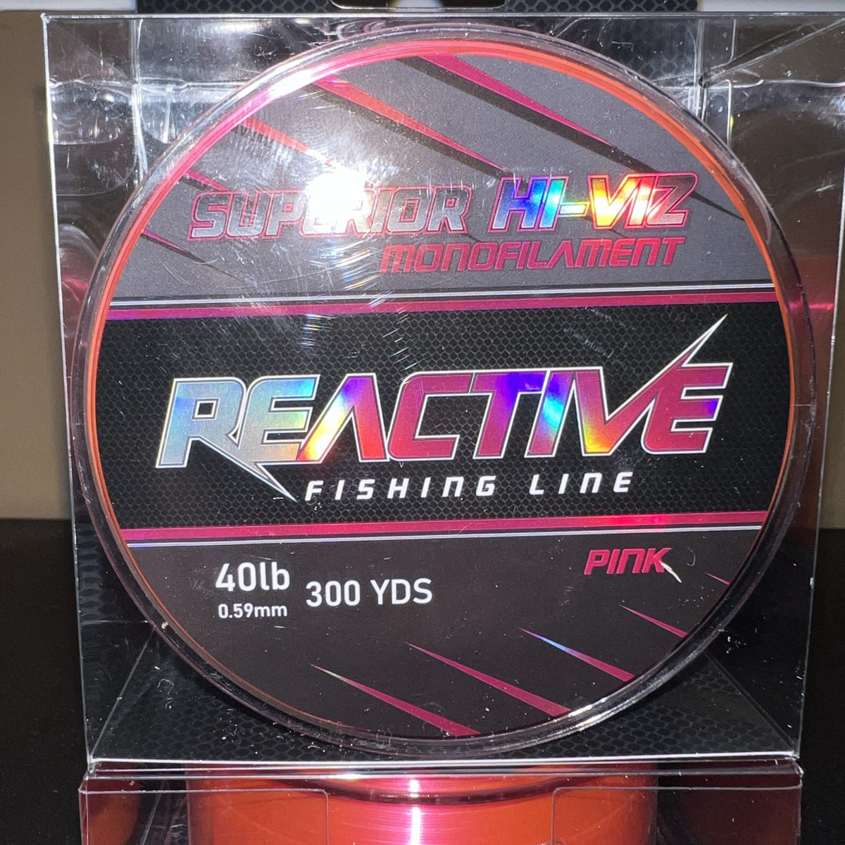 Reactive Pink Hi-Viz Monofilament – Anvil Rods